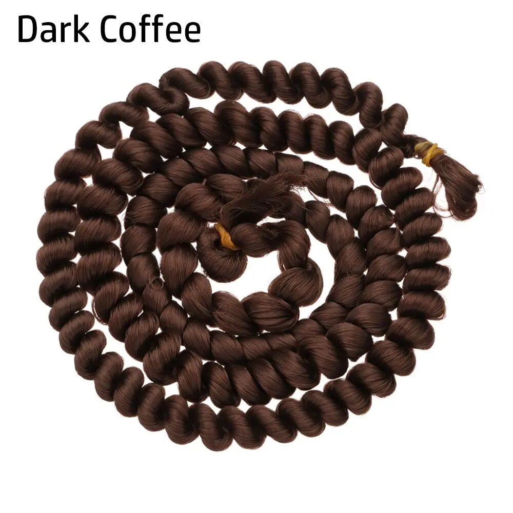 SIRENXI 1-метровая прядь волос для кукол BJD Коричневый, dark coffee