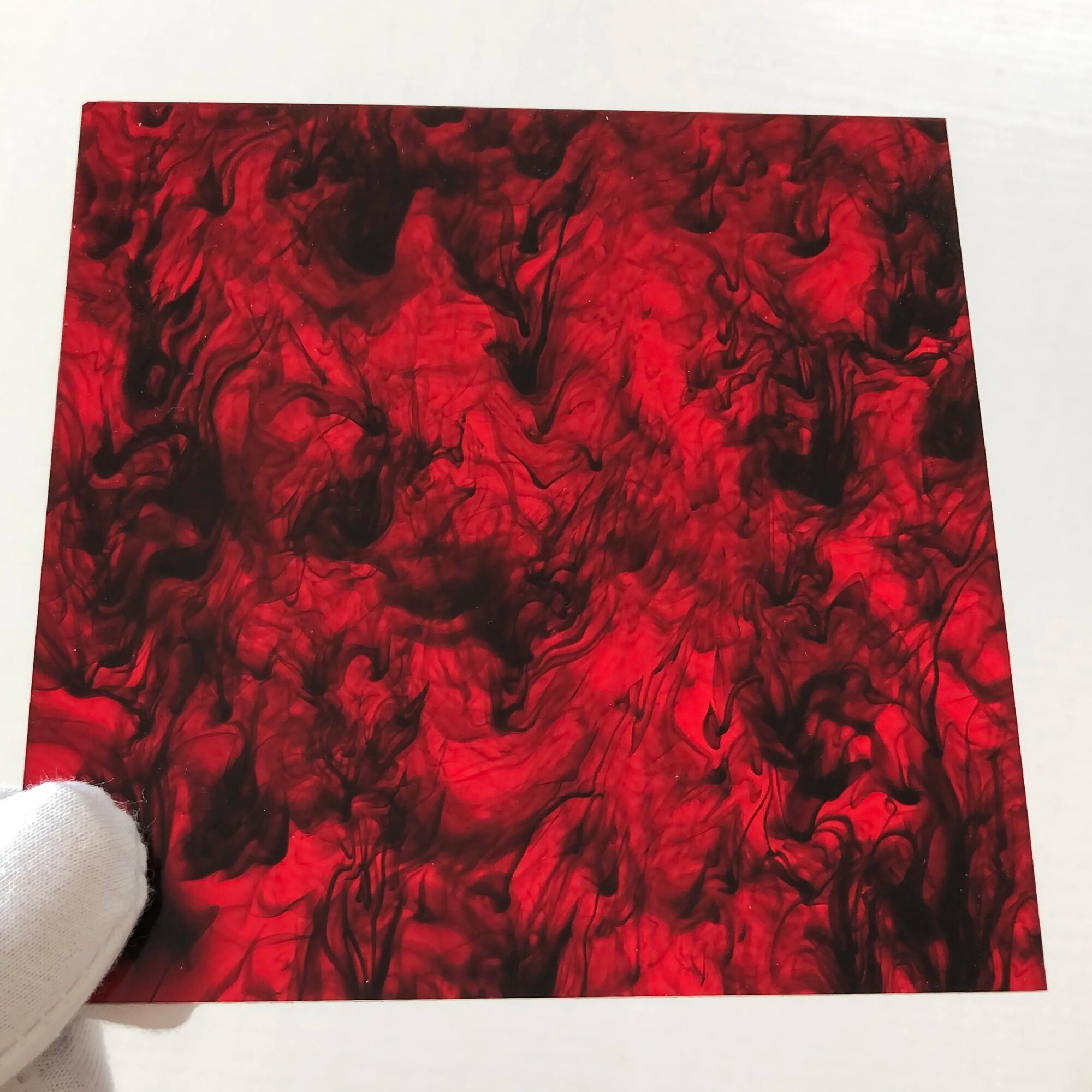 Акриловый лист с рисунком CXXCL 3 мм Красный, 2pcs of 200mmx200mm, LS - 104