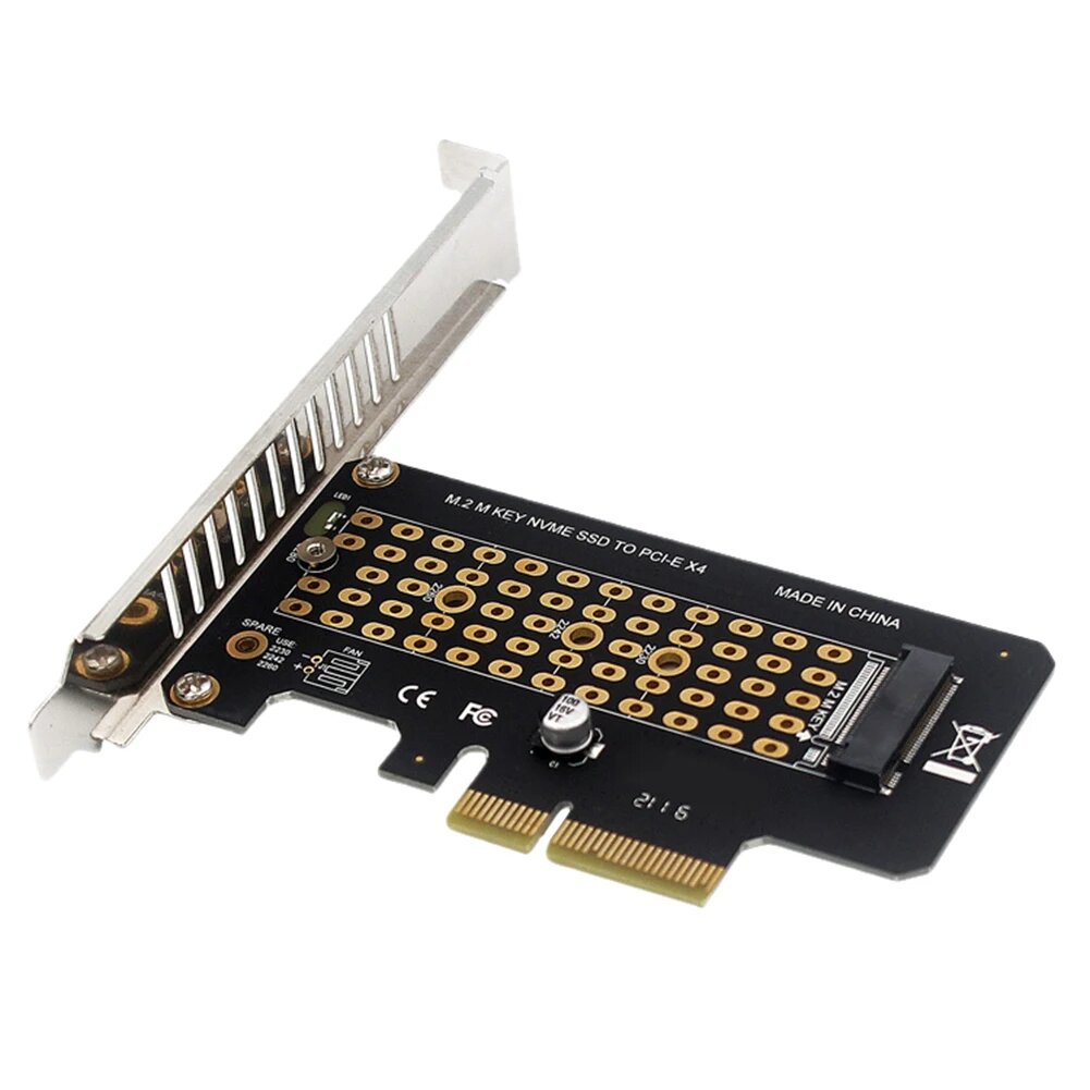 M.2 NVMe SSD к PCI-E X4 адаптер Full height