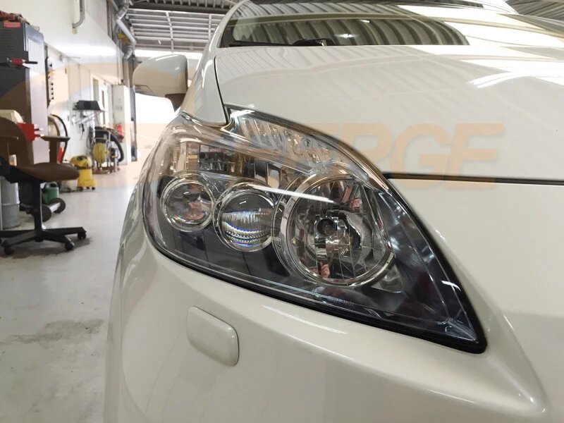 Для Toyota Prius W3 2009 2010 2011 2012 2013 2014 2015 Приложение Bluetooth Ультра яркий многоцветный RGB светодиодный комплект Angel Eyes Halo Rings