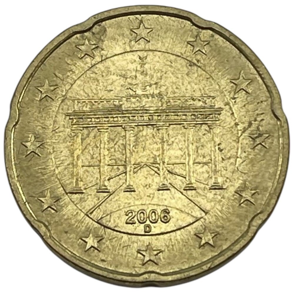 ФРГ (Германия) 20 евроцентов 2006 г. (D)