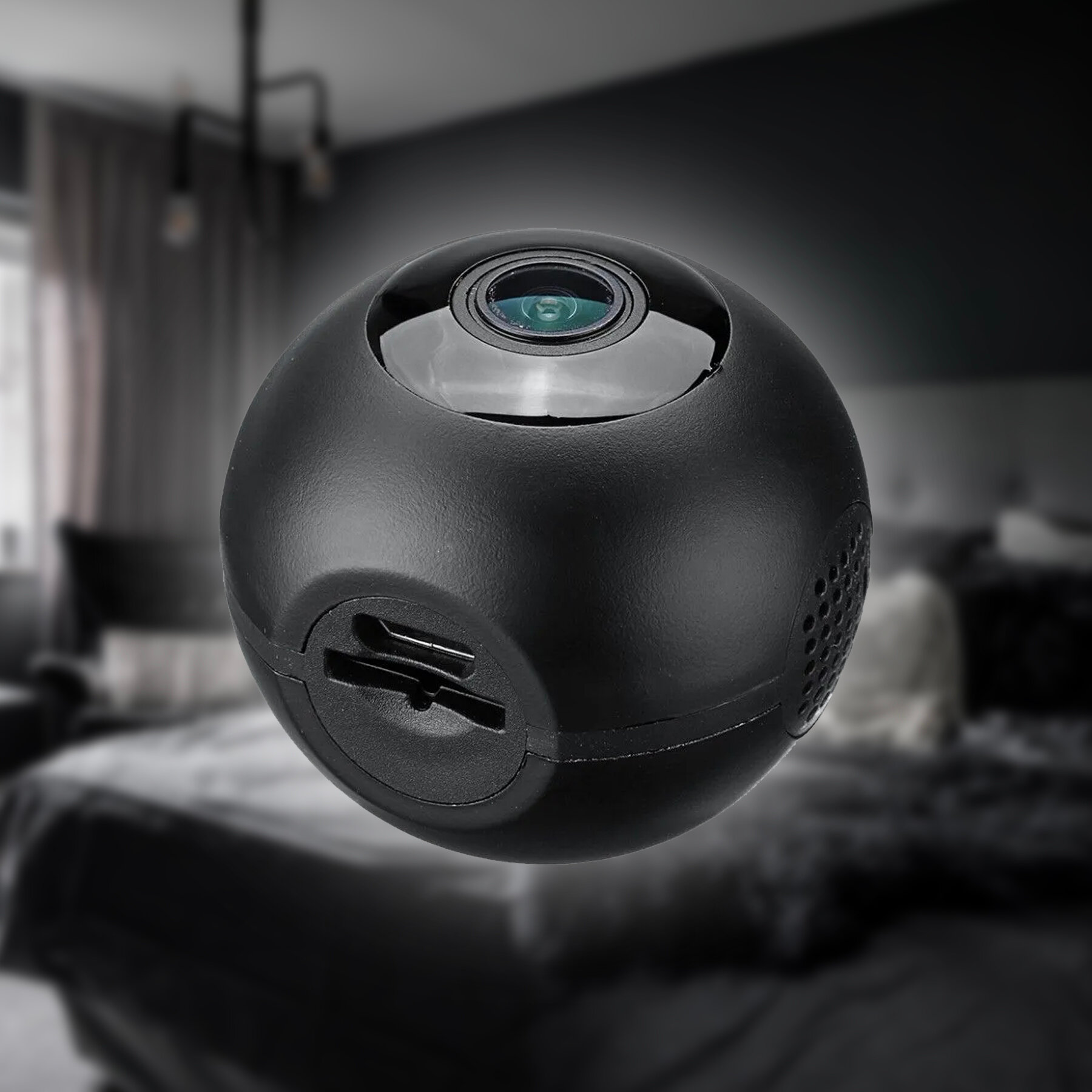 Круглая Wi-Fi мини камера TinyCam S6