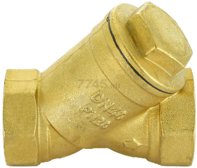 Фильтр косой латунный 1 1/2" UNI-FITT 500 мкм