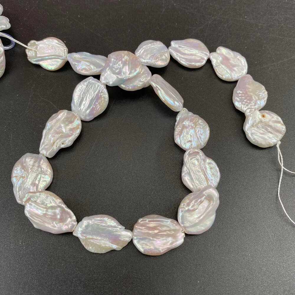 Бусины из натурального пресноводного жемчуга неправильной формы, свободные бусины в стиле барокко для изготовления ювелирных изделий, ожерелье, браслет, аксессуары