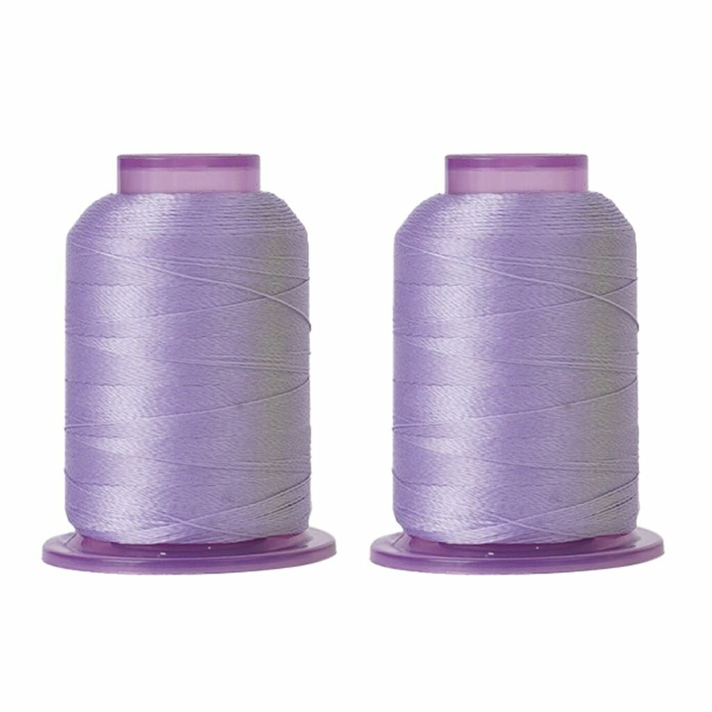 2 катушки, меняющая цвет пряжа, полиэфирная швейная нить для машинной ручной вышивки, 550 ярдов на катушку