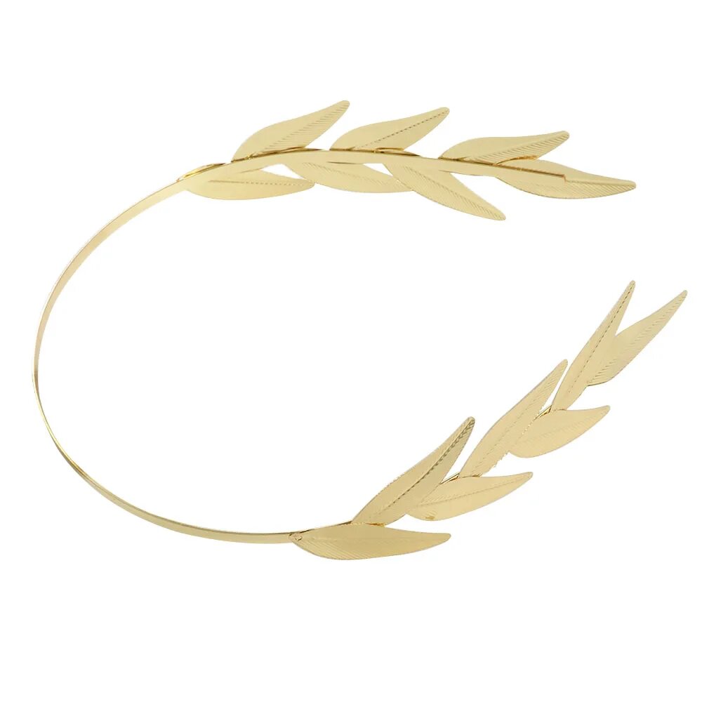 Золотая тиара с лавровыми листьями, D gold