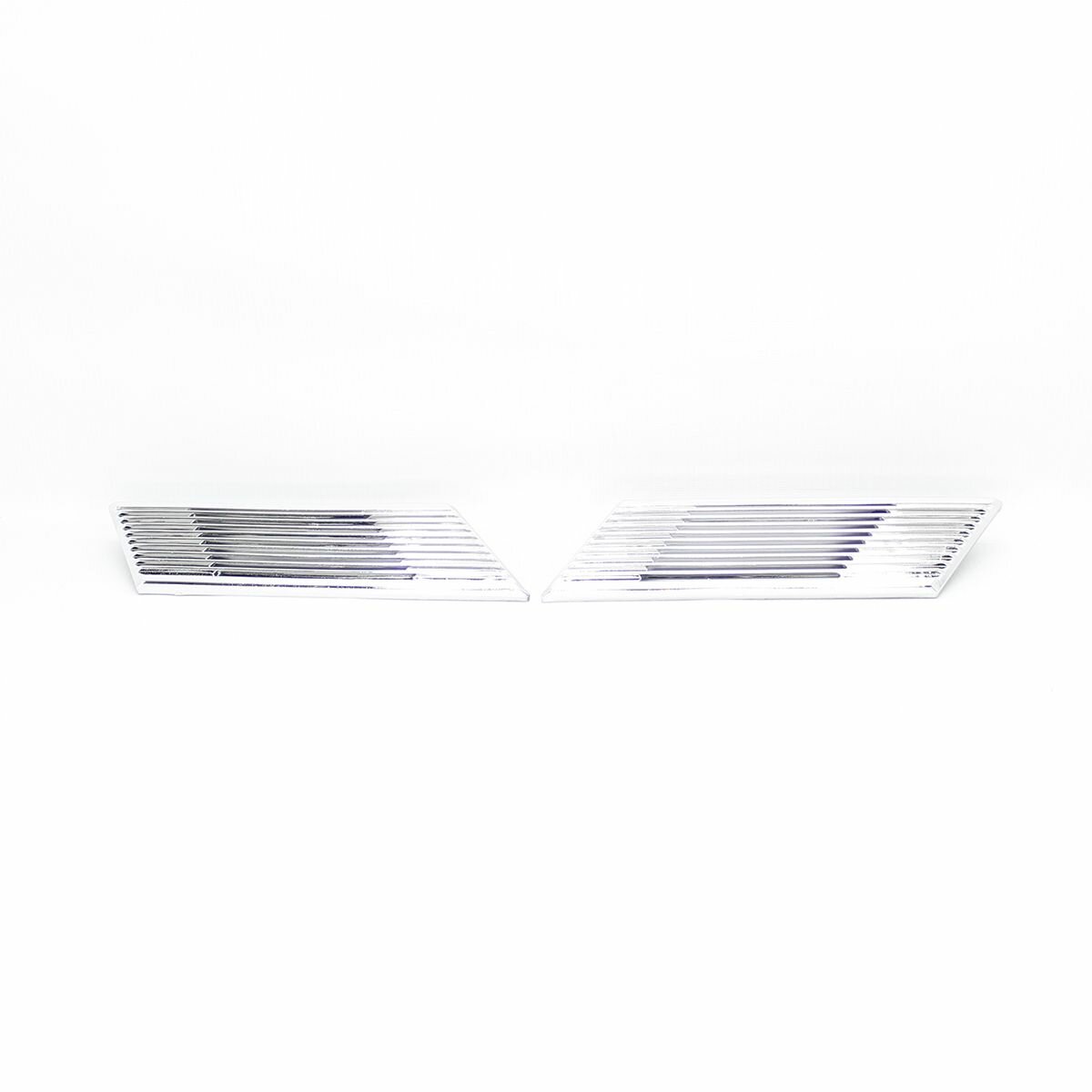 Накладки / дефлекторы задних стоек Жигули / ВАЗ 2105, 2106 (хром, комплект 2 шт.)