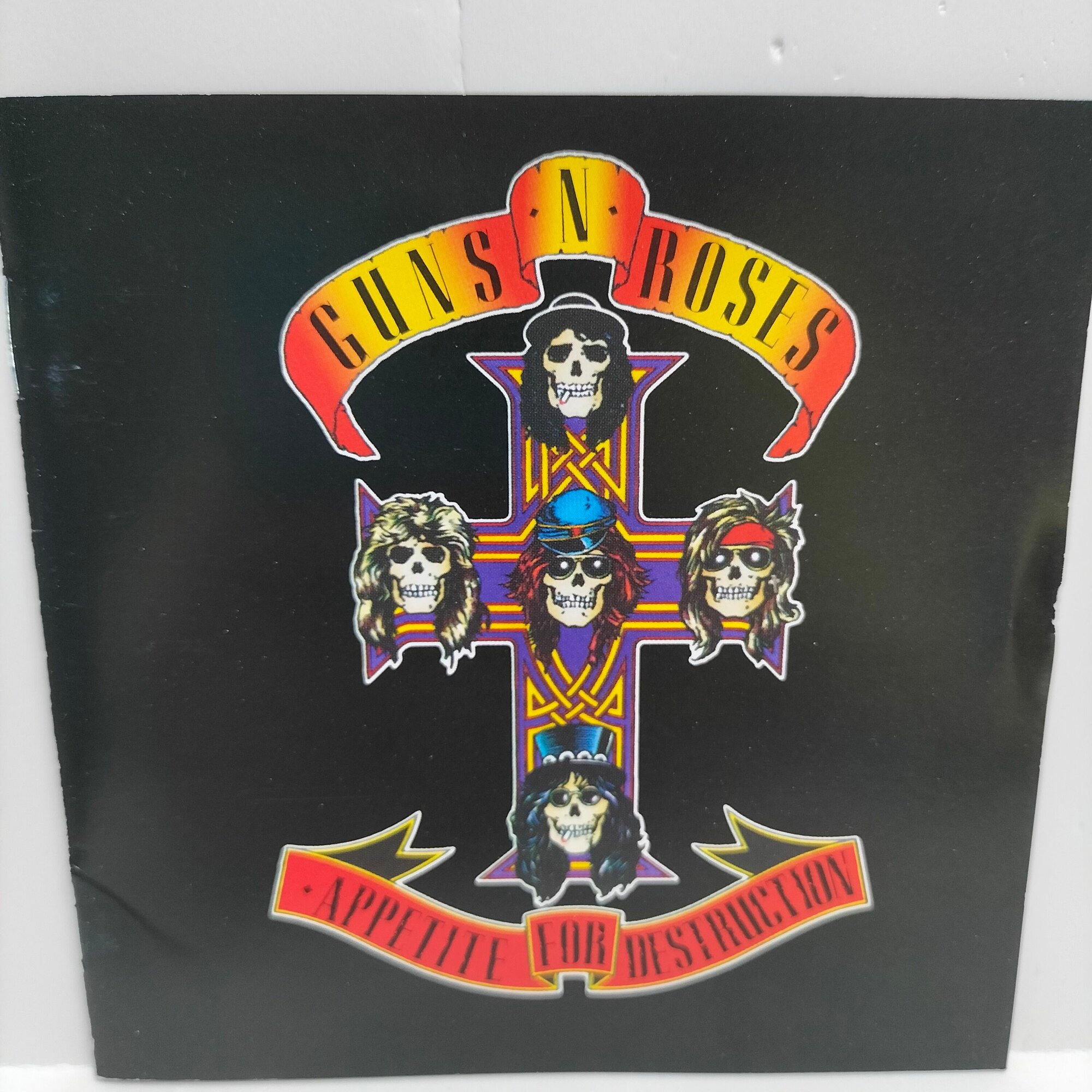 Guns N' Roses - Appetite For Destruction (1CD-Audio, Россия 1987, Unofficial Release)