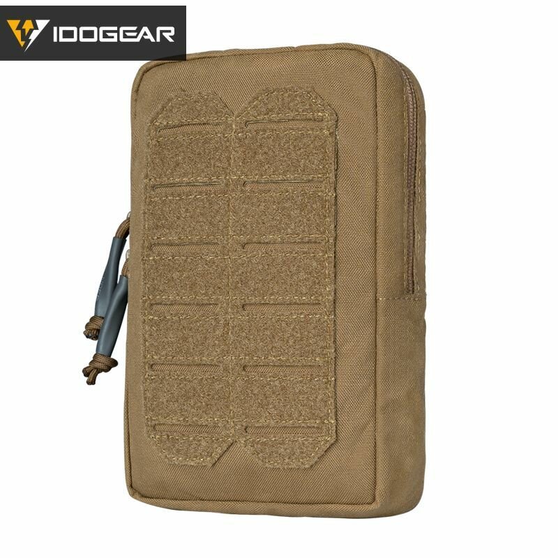 Подсумок IDOGEAR утилитарный вертикальный Тактическая сумка для лазерной резки MOLLE Sundry Bag 3578