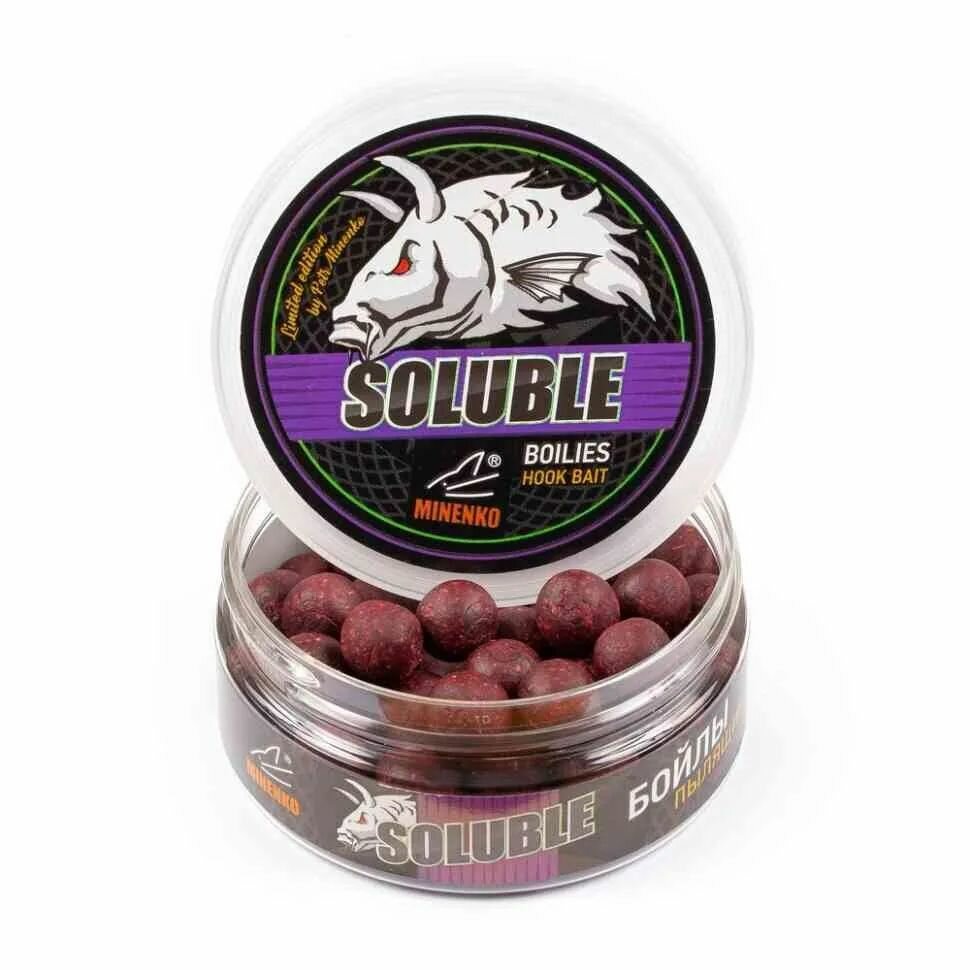 Насадочные бойлы MINENKO SQUID & OCTOPUS 14мм (пылящие)