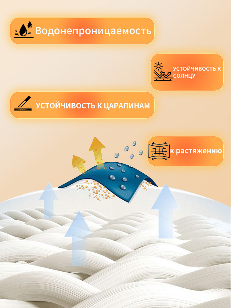 FEIAT TAPE-Скотч для ремонта тентов тарпаулин, черное, размер 18 см х 3 м /клейкая лента на тентовую ткань пвх, брезент оксфорд, палатку шатер, бассейн