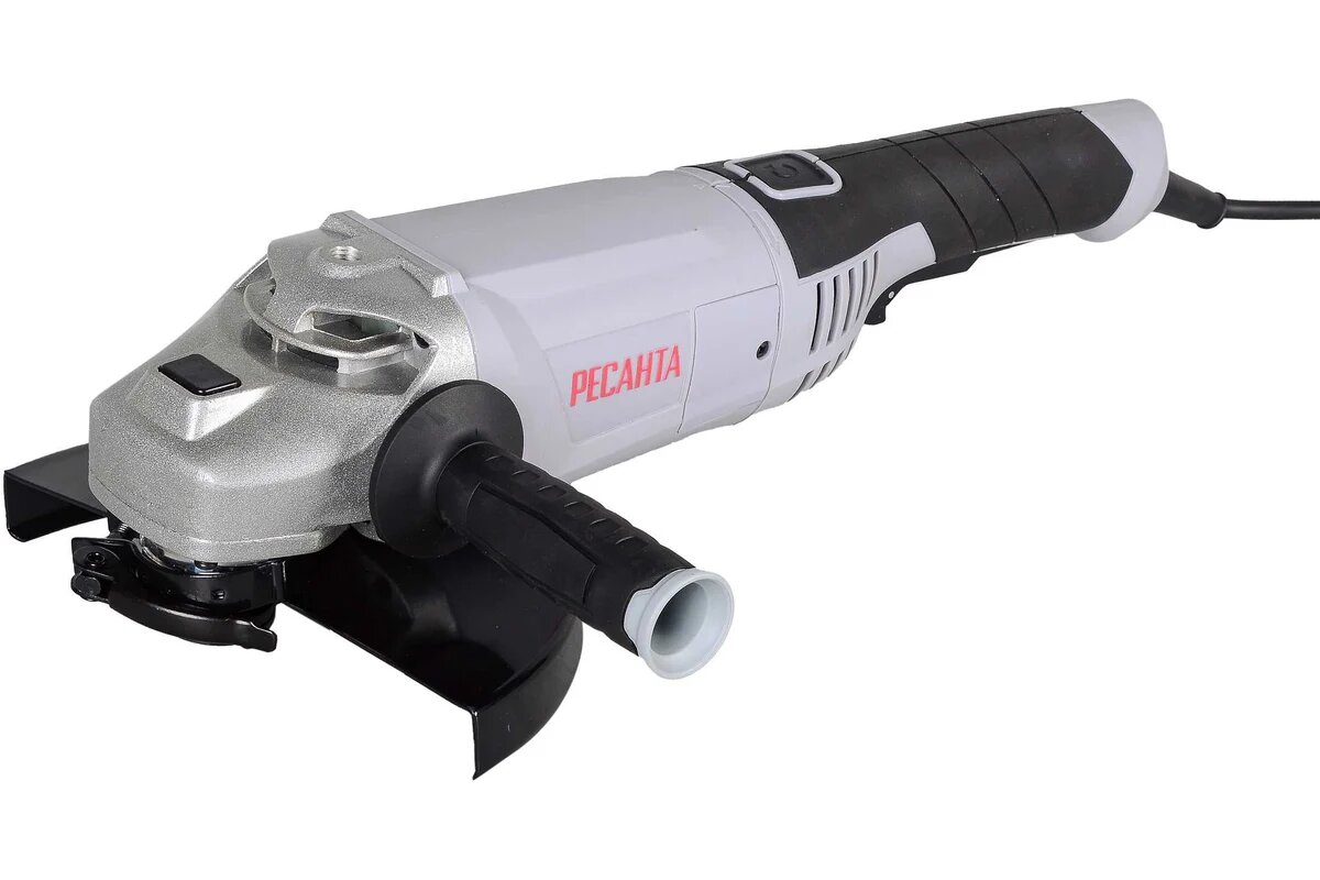 УШМ РЕСАНТА УШМ-230/2300, с защитным кожухом и боковой рукояткой, 230 мм