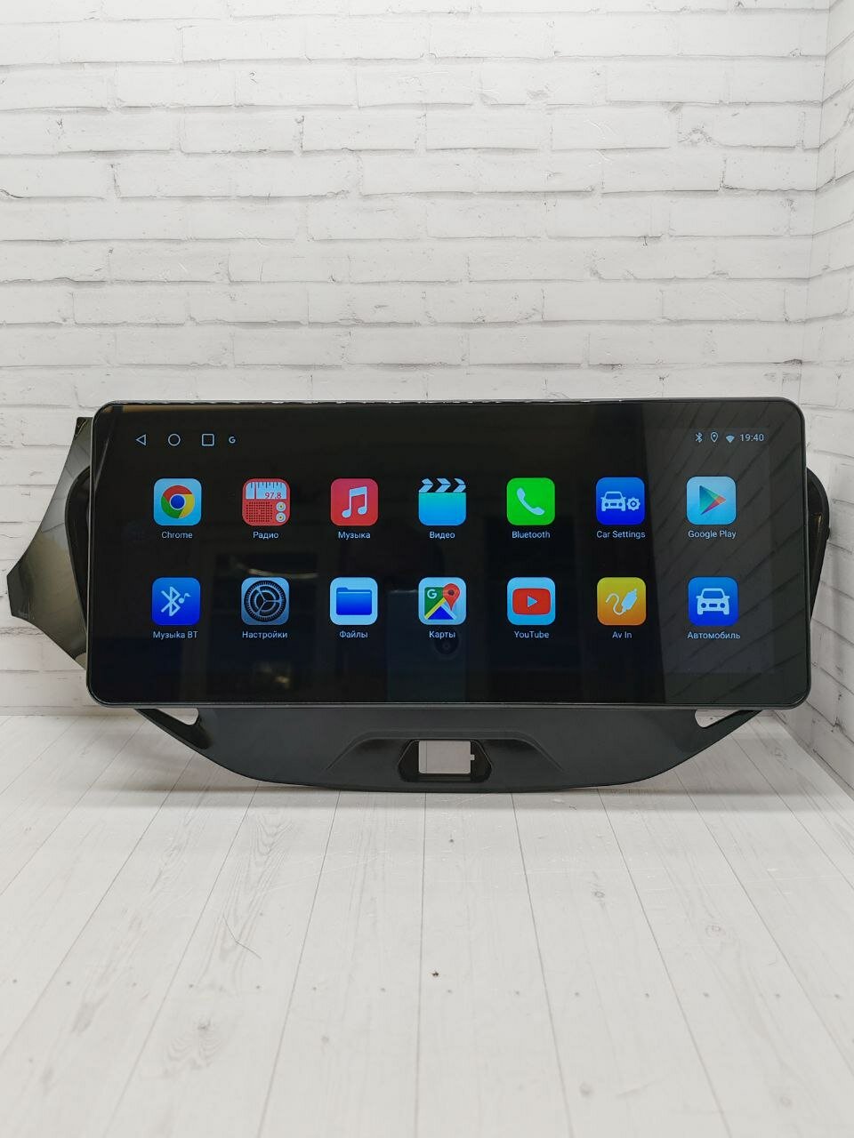 Магнитола андроид, QLED экран 12,3'для Лада Веста (Lada Vesta) 2015-21г/8 ядер/4+64гб/Android-Auto/CarPlay