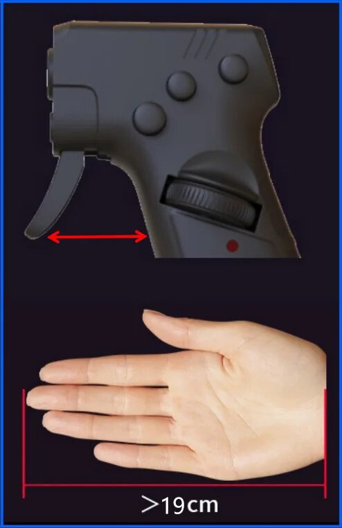 Игровая мышь проводная OrionTime CYLIEX L25B, большая, черная