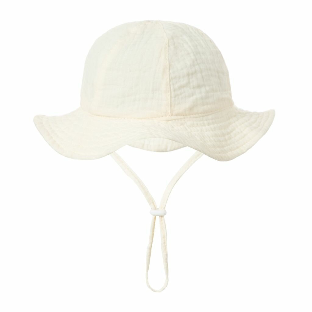 (1 штука) Детская рыбацкая шляпа с принтом в виде солнцезащитного козырька-бежевый