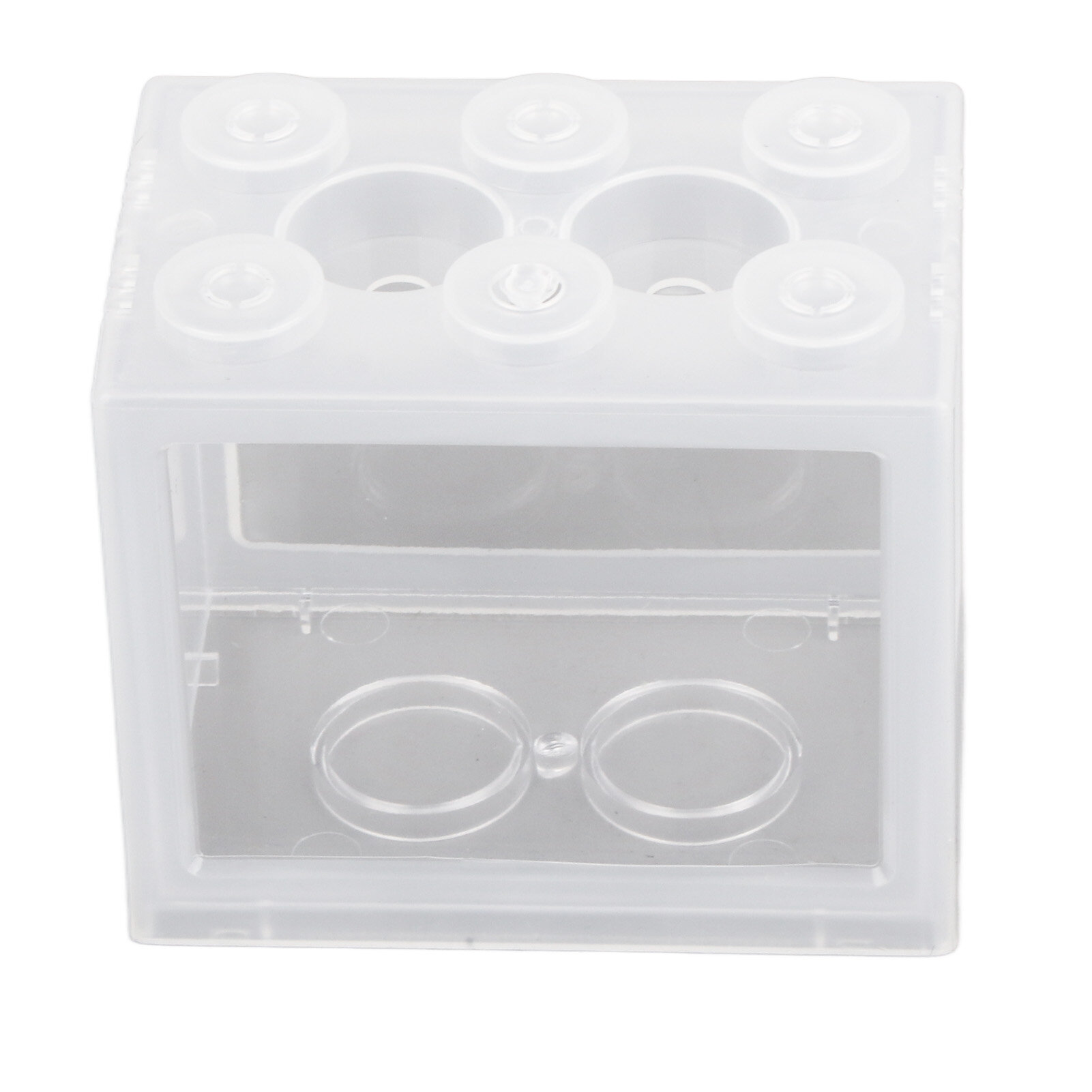 Маленький аквариум для петушков, прозрачный акриловый, взрывобезопасный, портативный мини-аквариум для черепах, рептилий, креветок, обычный прозрачный.