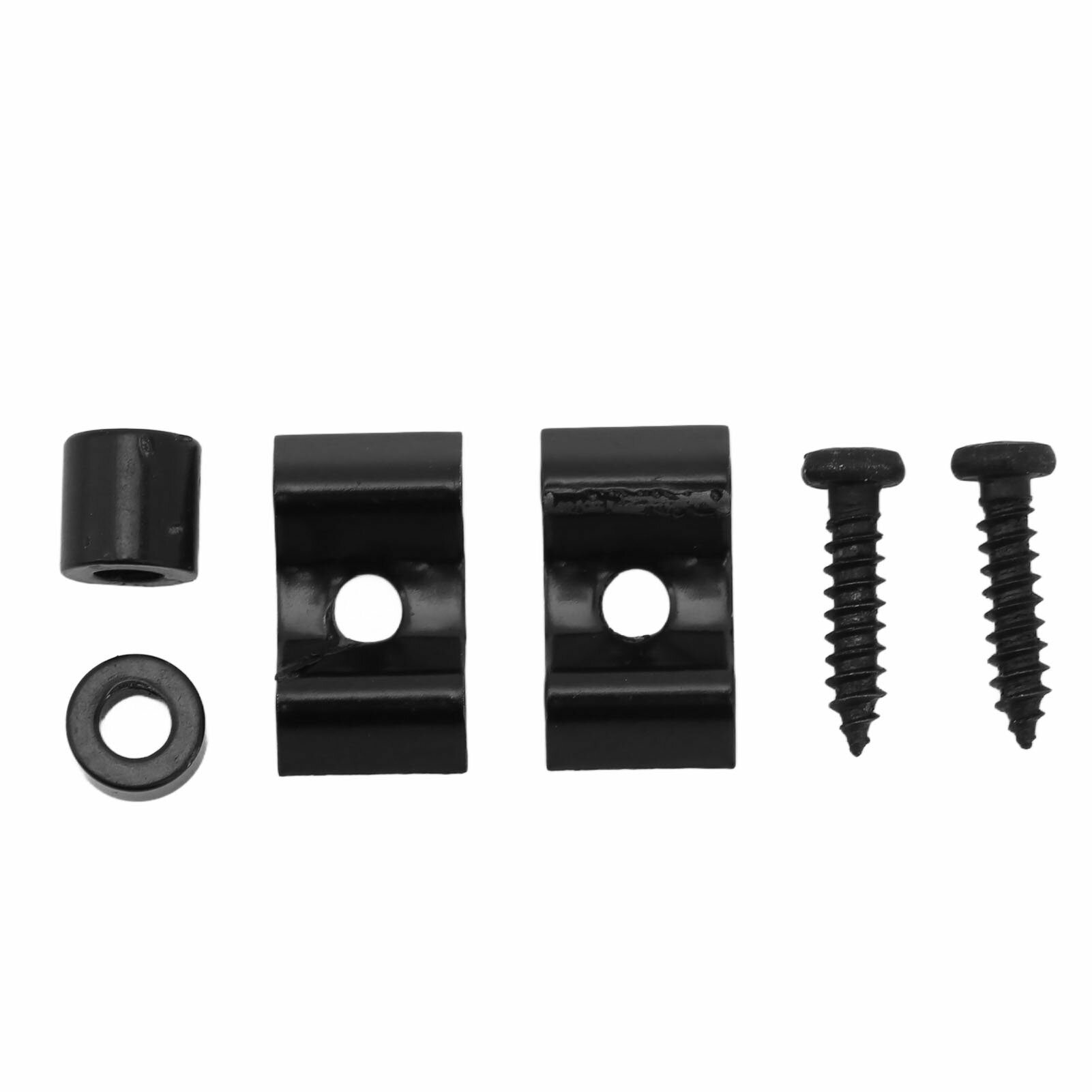 2PCS Guitar String Retainer Iron Compact Burr Free Guide for Replacement Black