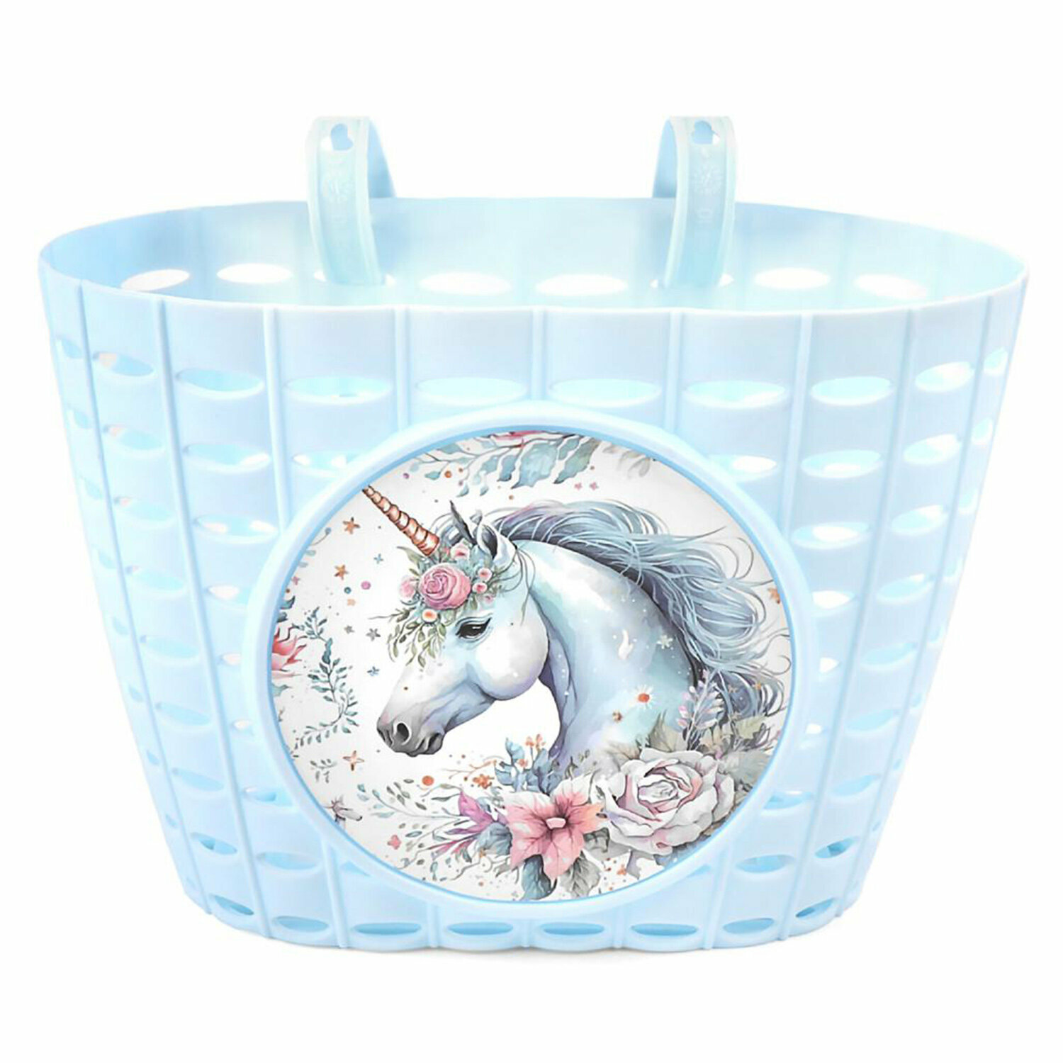 Корзина на руль Vinca Sport "Unicorn" Blue