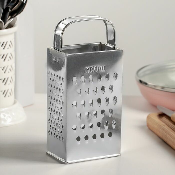 Терка Доляна "Эконом", 4 грани, 8,5х6,2х18,2 см (К01.000.10)