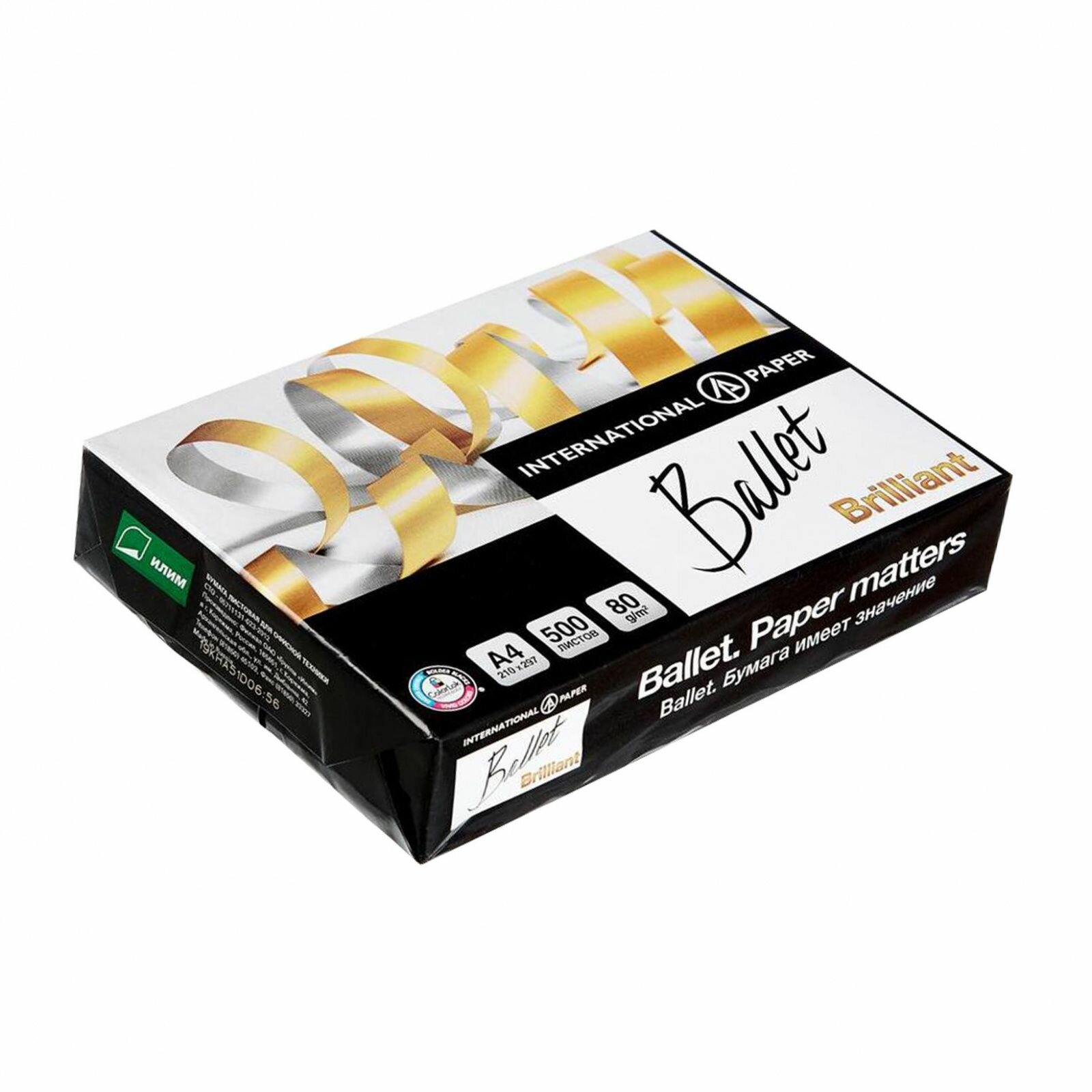 Бумага А4 International Paper категория А+, 80гр, 500 л