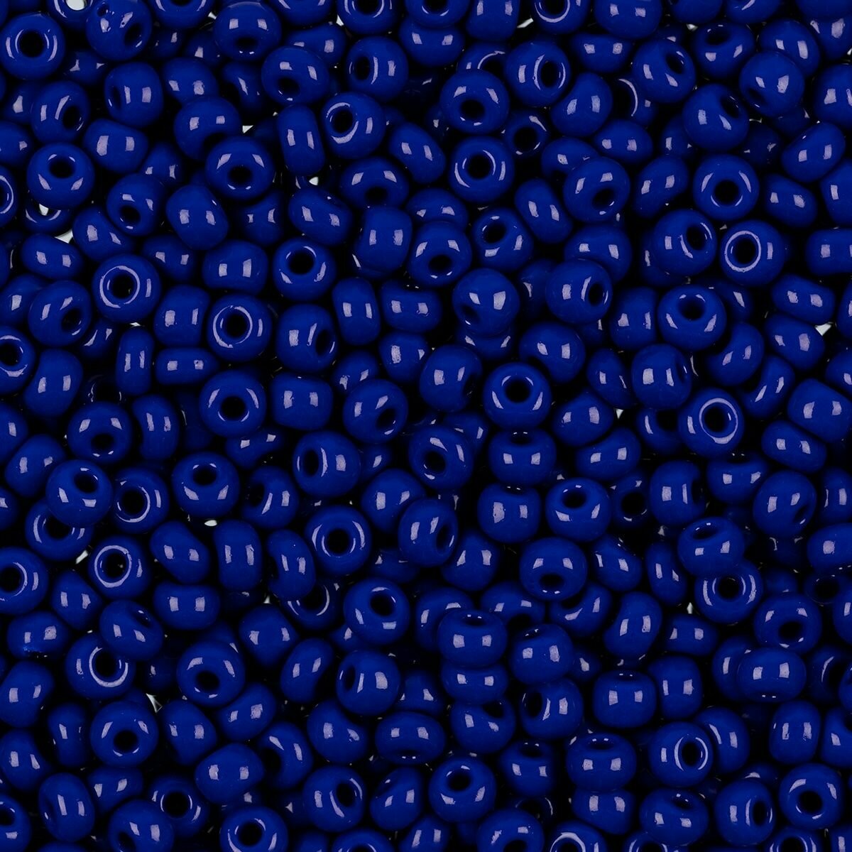Бисер PRECIOSA Круглый, 07/0, 3,4 мм, 33070, темно-васильковый, 50 г, Чехия (311-19001)