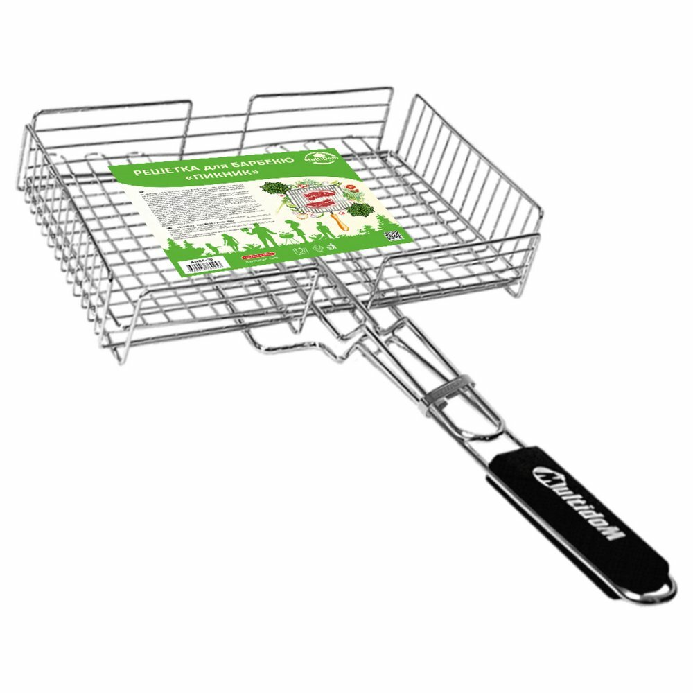 Решетка для гриля Мультидом "Пикник", металл, 31х25х6 см (AN84-50)