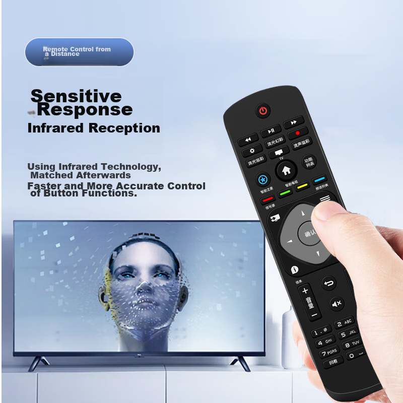 Beishi, Suitable for Philips LCD TV Remote Control 43PUF6061, Universal 32PHF5301/T3 32PHF5311 43PUF6061 55PUF6061 TV Remote Control Board