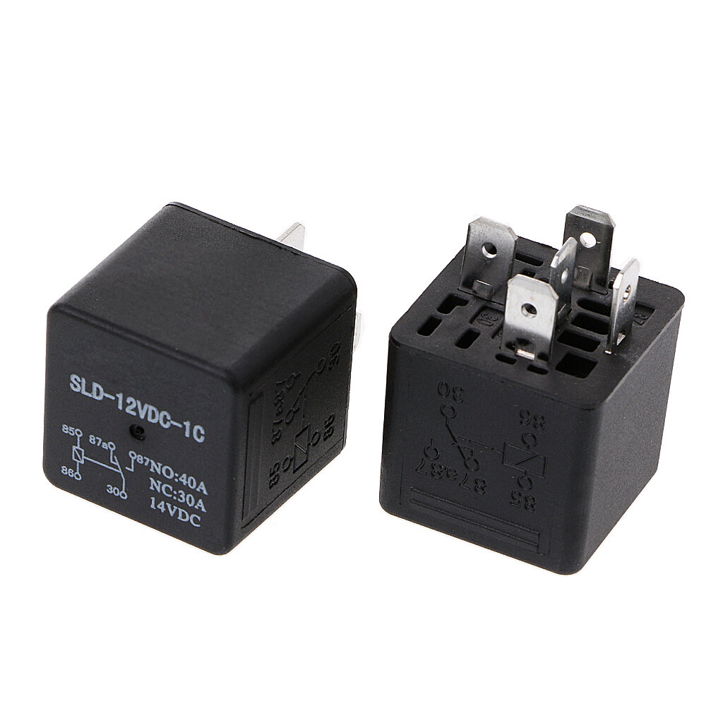 2шт SLD-12VDC-1C 1,6 Вт Реле Высокой мощности № 40A NC 30A 5pin Автомобильное Реле