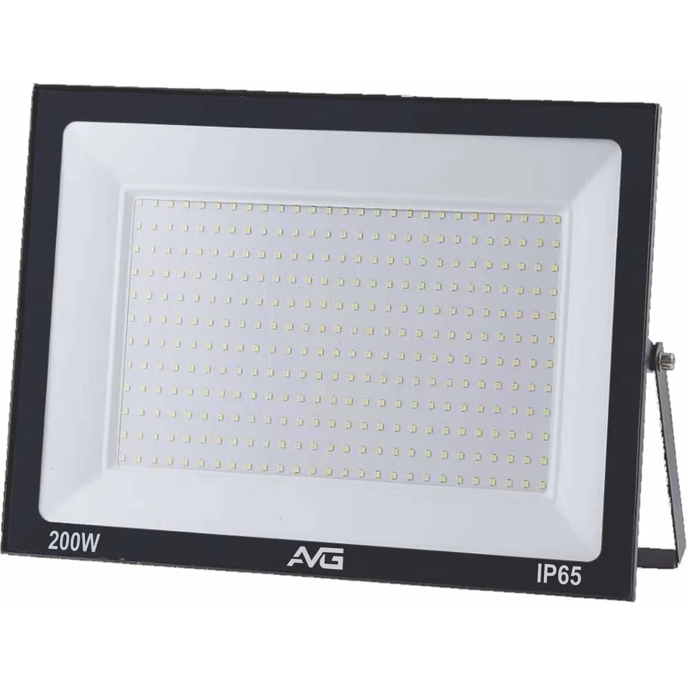 Прожектор светодиодный AVG серия 6 SDO-6 200Вт, 200-240В, 6500К, 260x30x195мм, IP65, черный серия 6 200ВТ