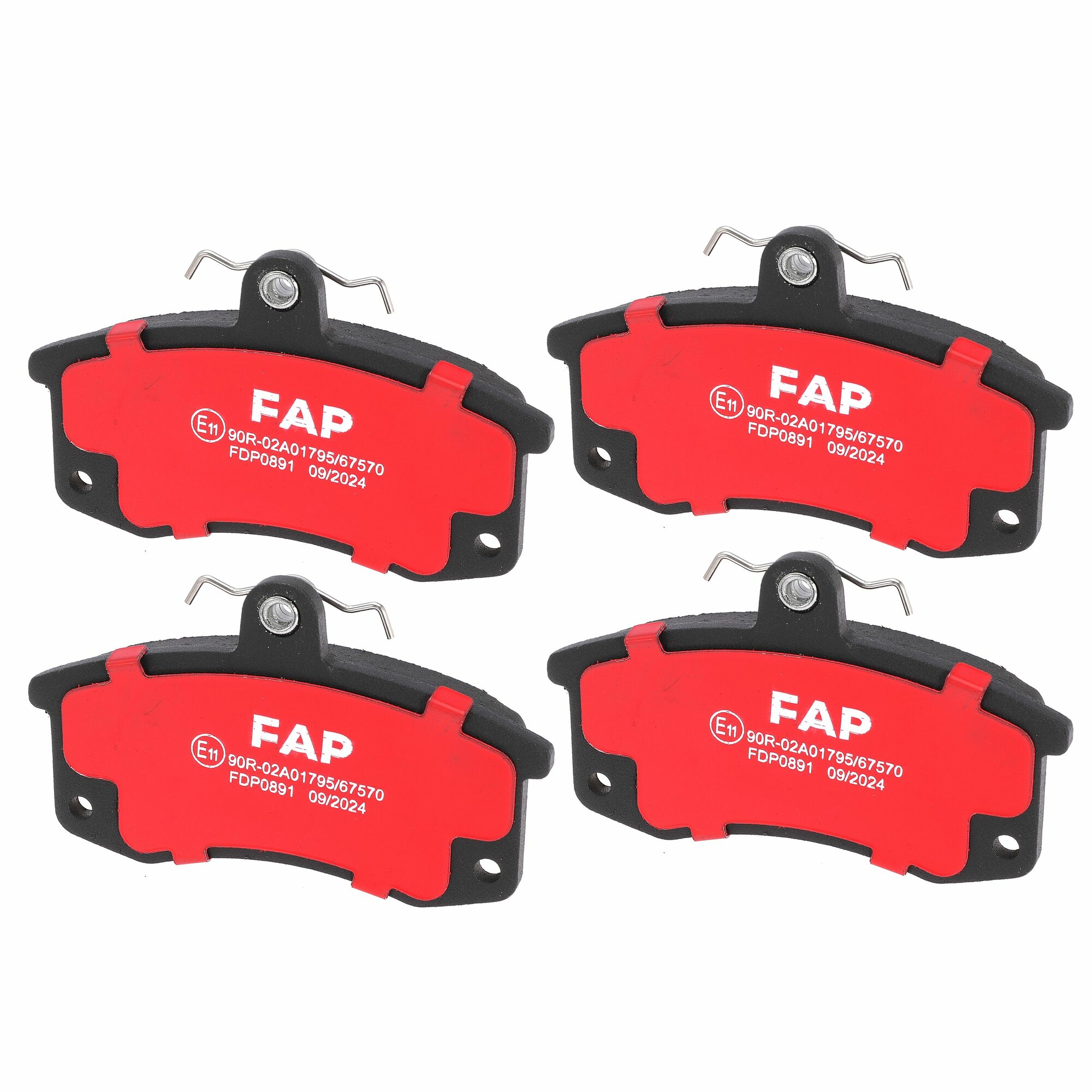 Передние тормозные колодки лада 2110 2112 Гранта Калина Самара 2108 2109: 11180350108000, красные керамичсекие