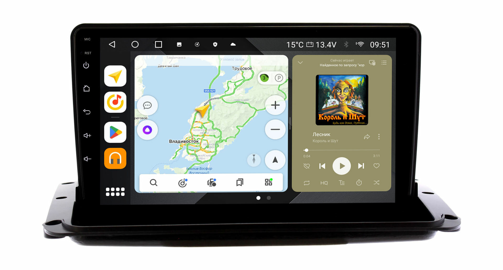 Магнитола Haima 7 2013 - 2016 / 9 дюймов, 4/64GB, 8 ядер, DSP, 4G, Android 10 / Wide Media