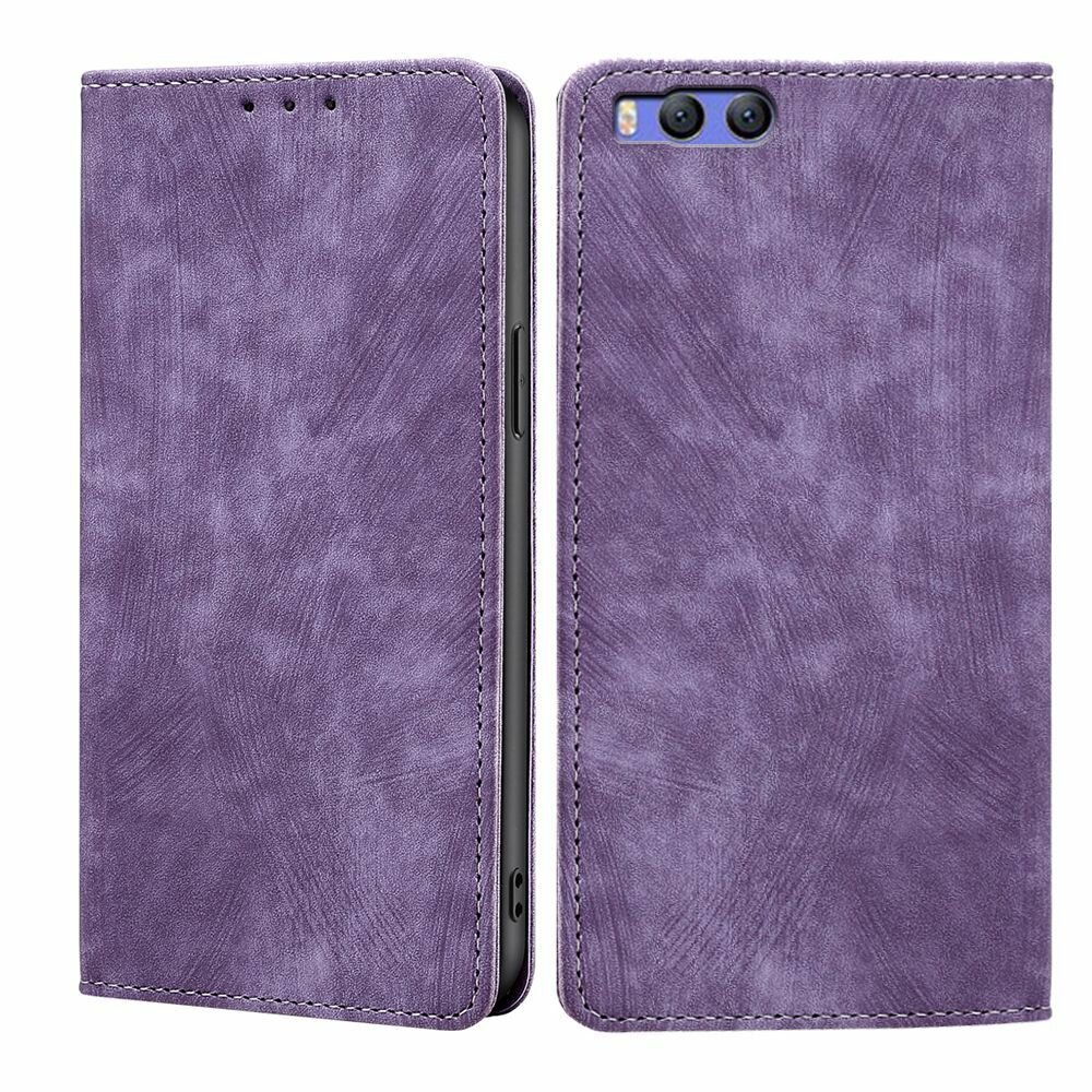 Чехол-книжка MyPads для Xiaomi Mi 6 / Сяоми Ми 6 мягкое прикосновение (фиолетовый)