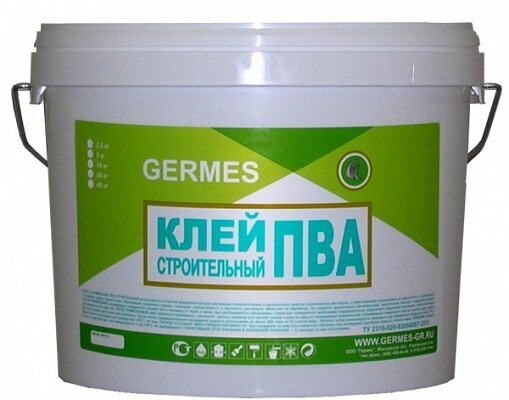 Клей ПВА Строительный Гермес 20кг для Добавок в Растворы.