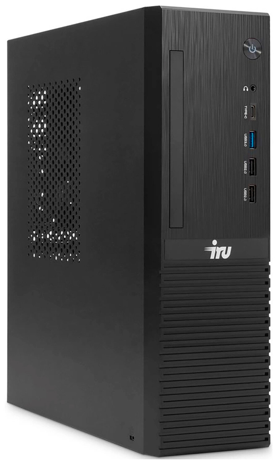 ПК iRU 310SC SFF, Cel G6900 (3.4), 8Gb, SSD 256Gb, UHDG 710, Windows 11 Pro, черный (2017897)
