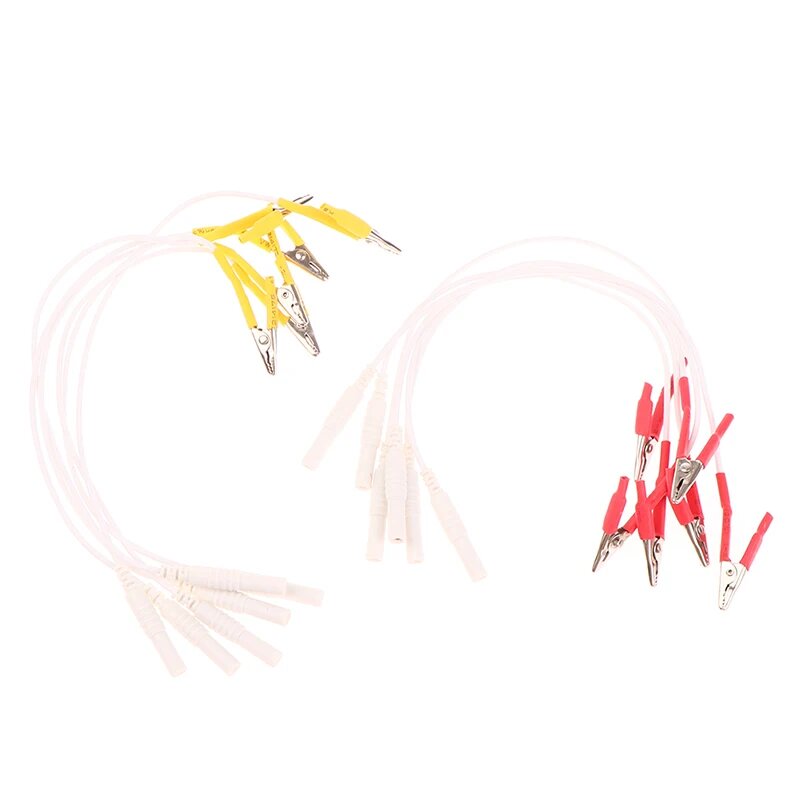 Кабели для акупунктуры с зажимом "крокодил", 6 шт.