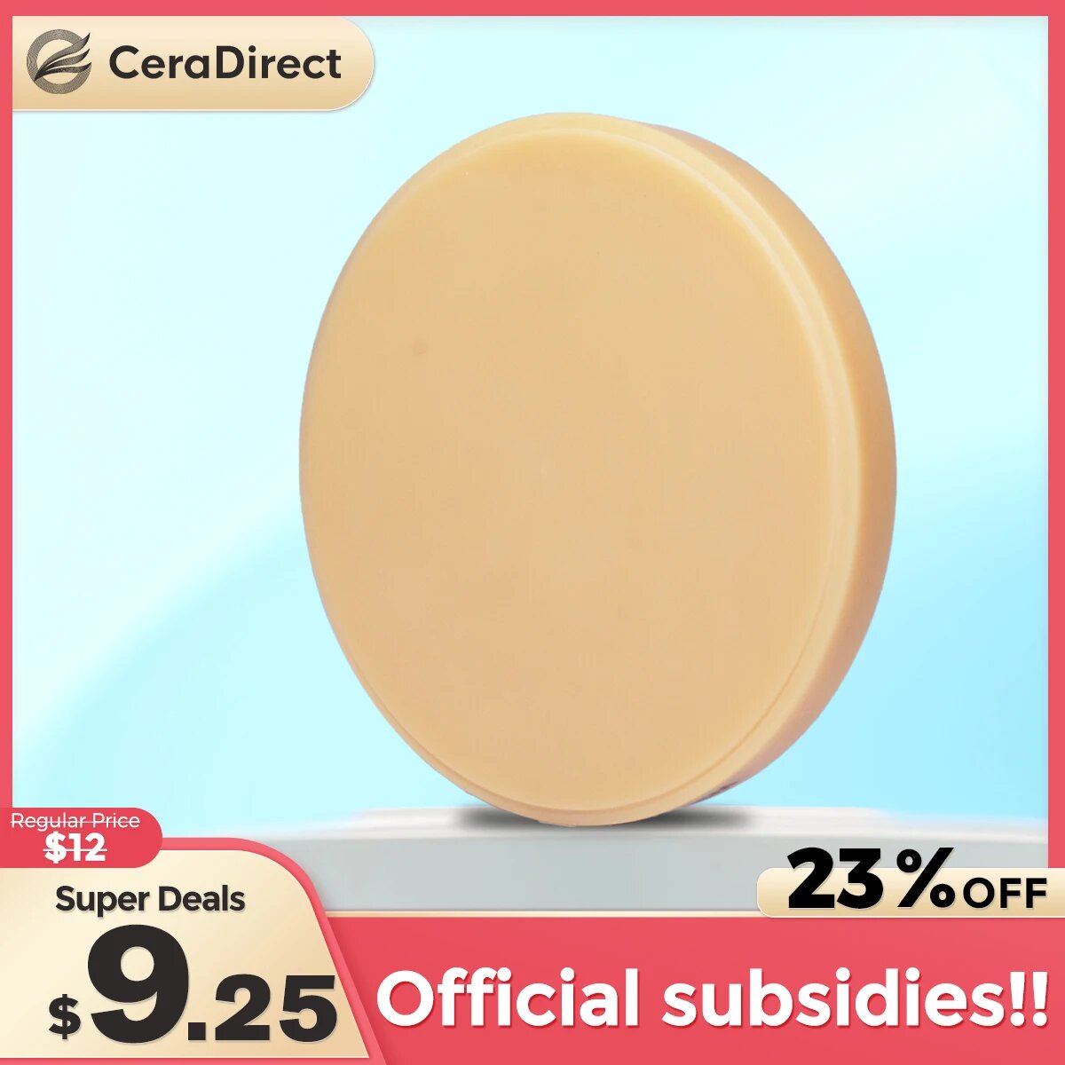 Monochrome PMMA Block Ceradirect 12-30 mm A1-B1 98 22mmA1