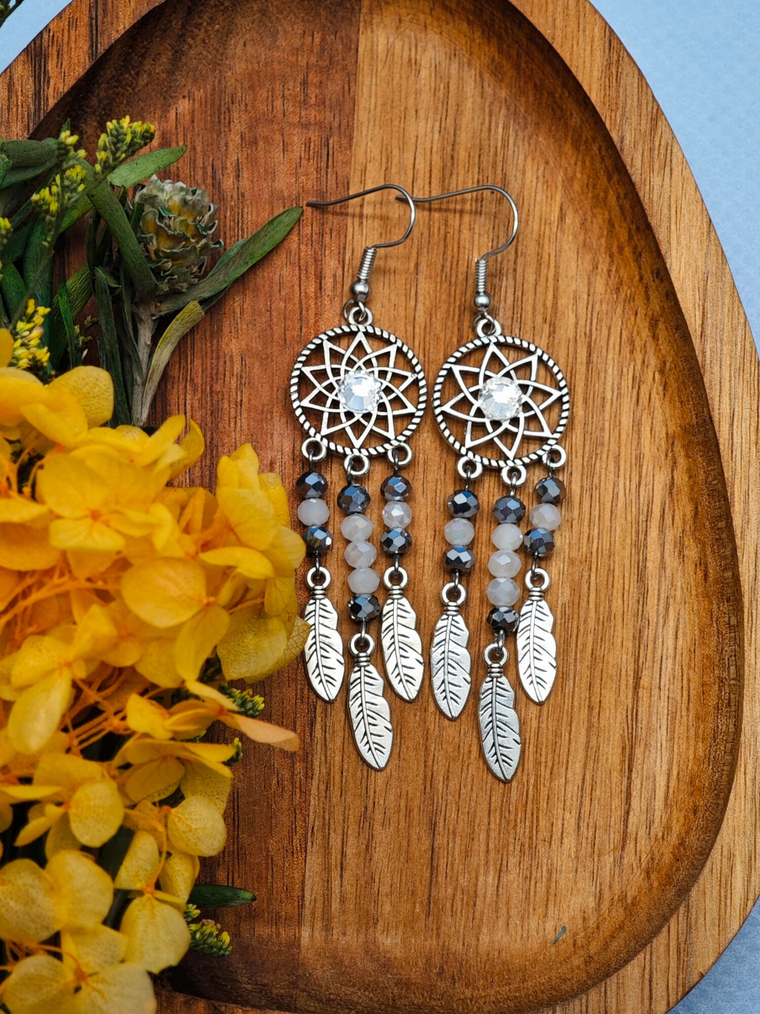 Серьги, бирюза синтетическая, эмаль