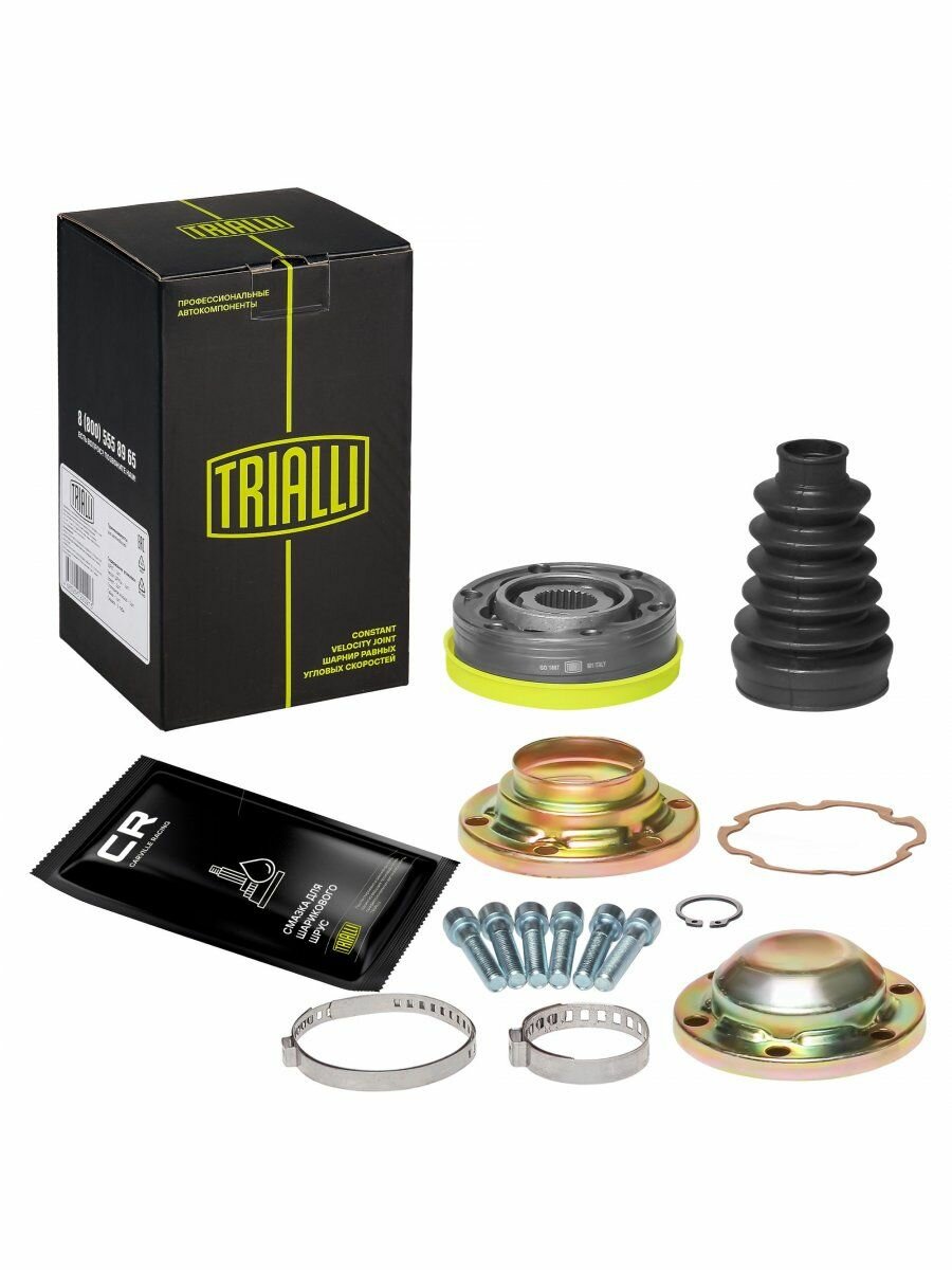 ШРУС для а/м Skoda Octavia A5 (04-)/VW Golf IV (97-) (внутр.) (GO 1807), TRIALLI GO1807