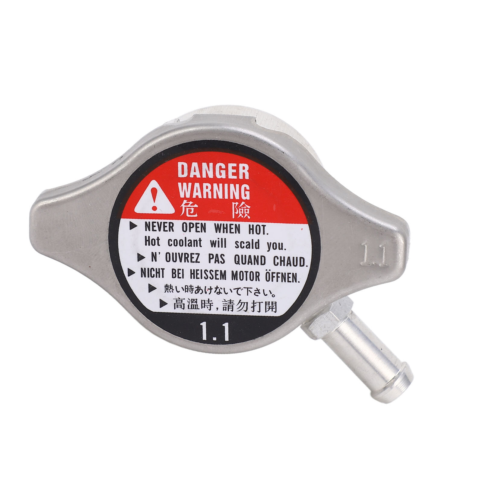 Приварная заливная горловина радиатора диаметром 32 мм, внутренний диаметр 1,25 дюйма с крышкой 1,1 бар, алюминиевая заливная горловина для большинства автомобилей