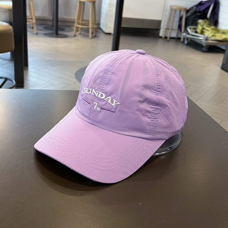 Новая вышитая быстросохнущая бейсболка для мужчин и женщин, универсальная шляпа от солнца для путешествий на открытом воздухе, спортивная кепка с солнцезащитным козырьком