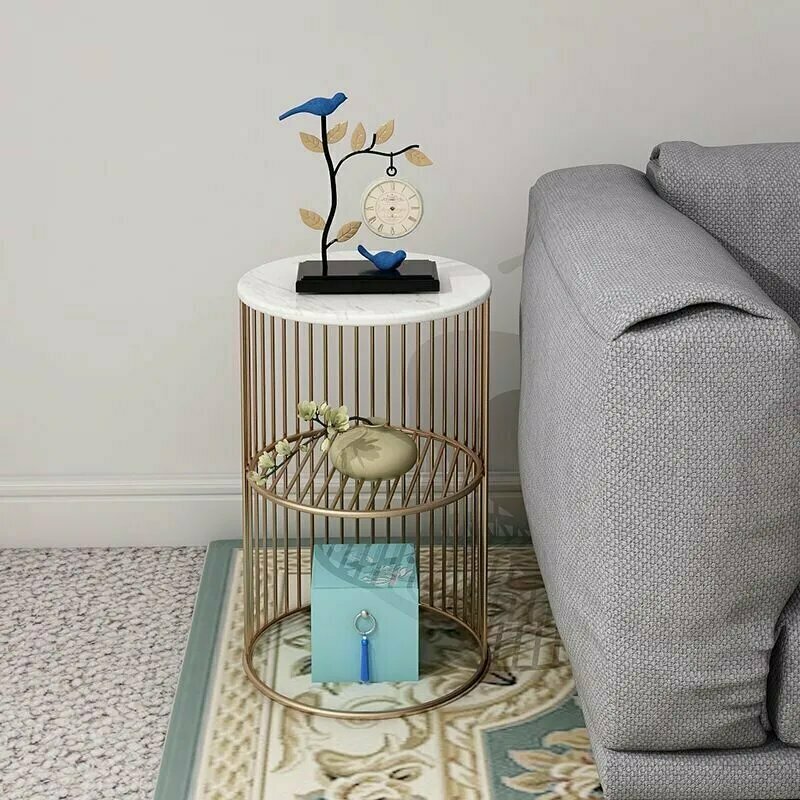 Столик журнальный "Арт-Деко", металл, универсальный, 30x30x55 см