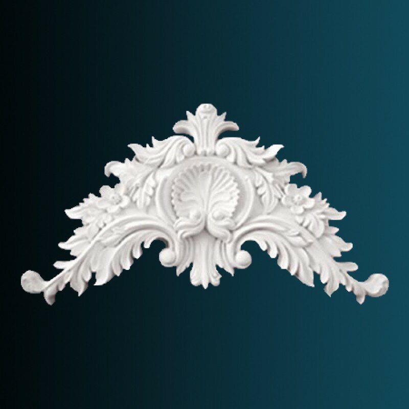 Орнамент Perfect P1002 , полиуретановый, влагостойкий, белый, длина 73,2 см