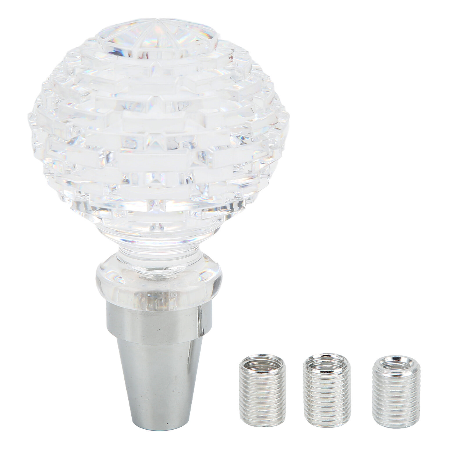 Ручка КПП хрустальная шар, универсальная, МКПП, тип B