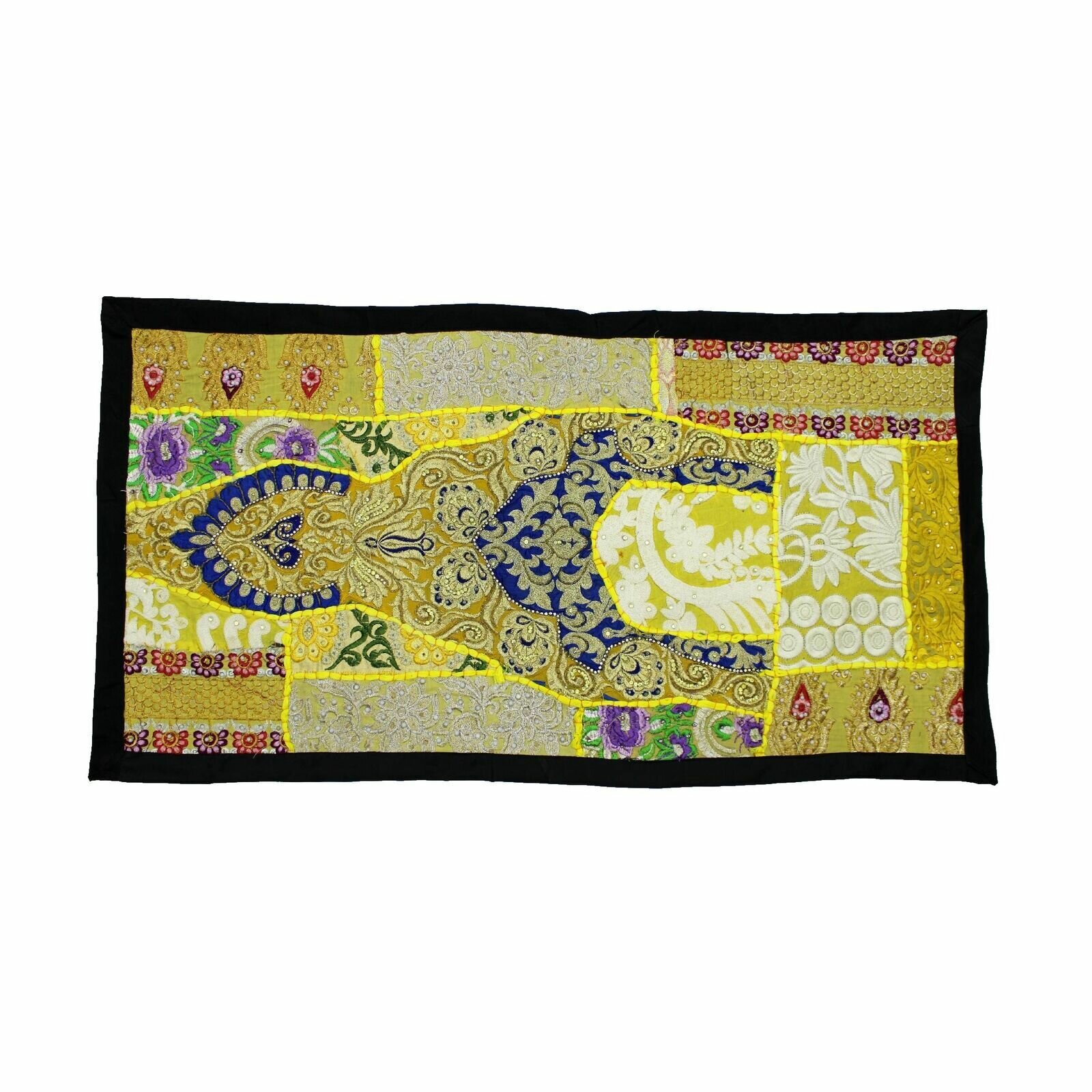 Гобелен винтажный вышитый лоскутный цыган -lj