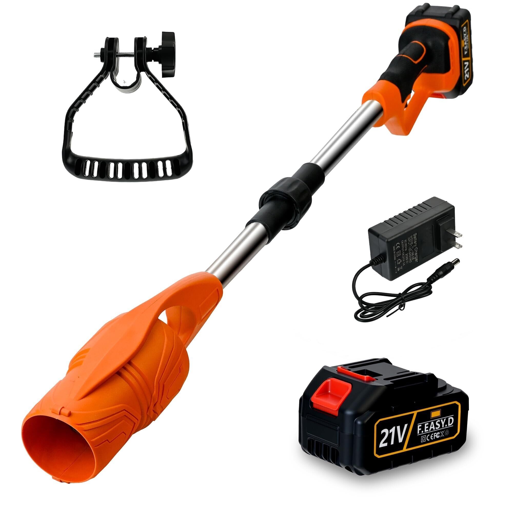Leaf Blower Cordless with Battery and Charger Folding & Lightweight Turbo Jet Blower