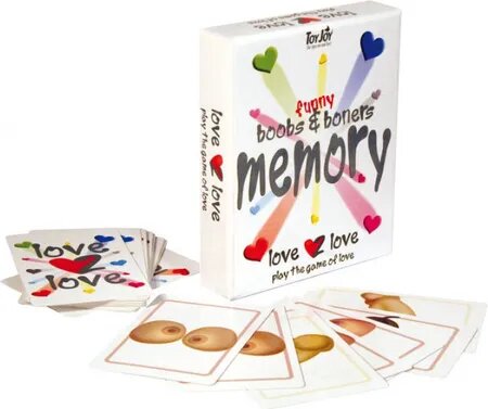 Эротические карты для взрослых Funny Boobs & Boners Memory от Toy Joy