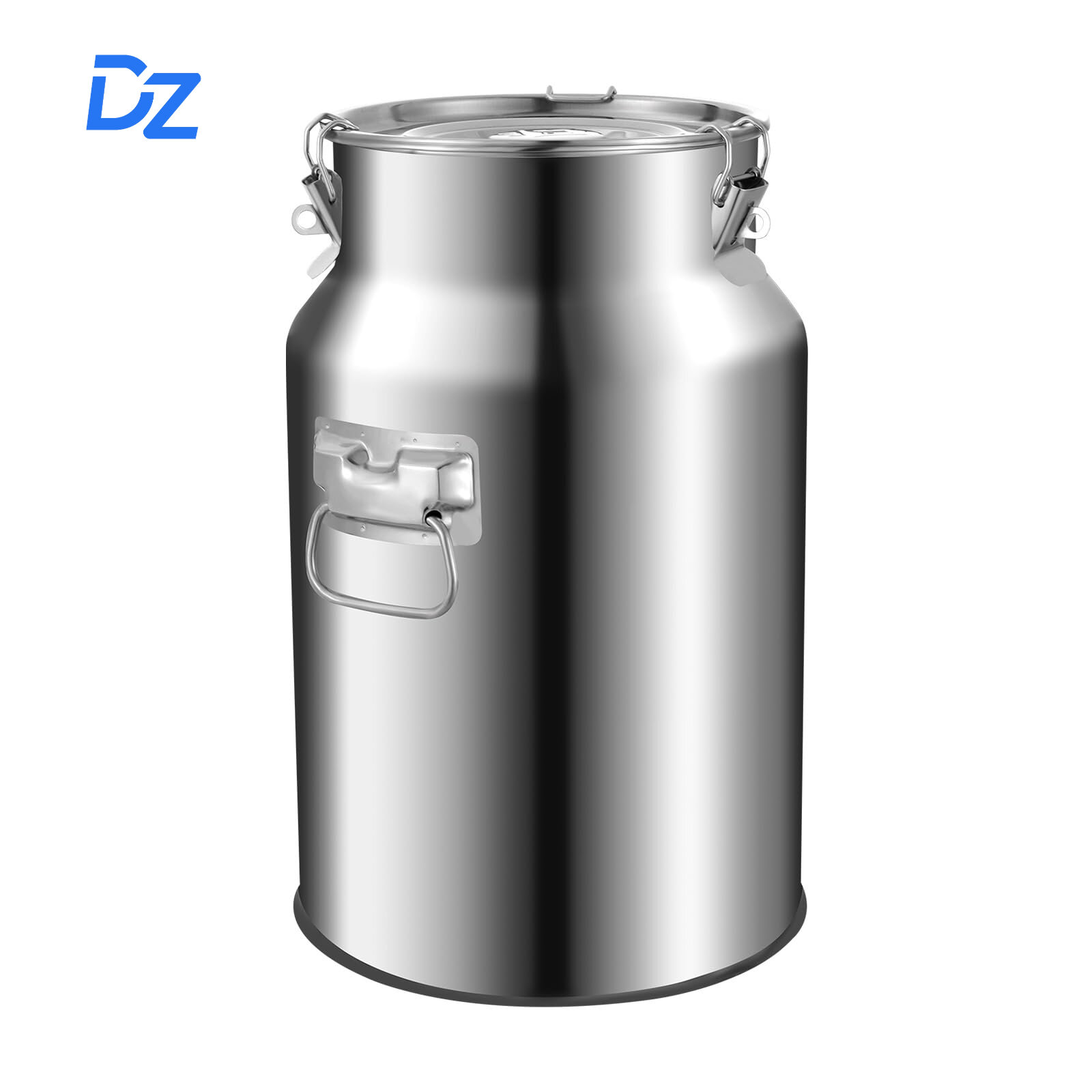 DZ Бочка , нержавеющая сталь, 18л, герметичная крышка, ручка, для хранения продуктов