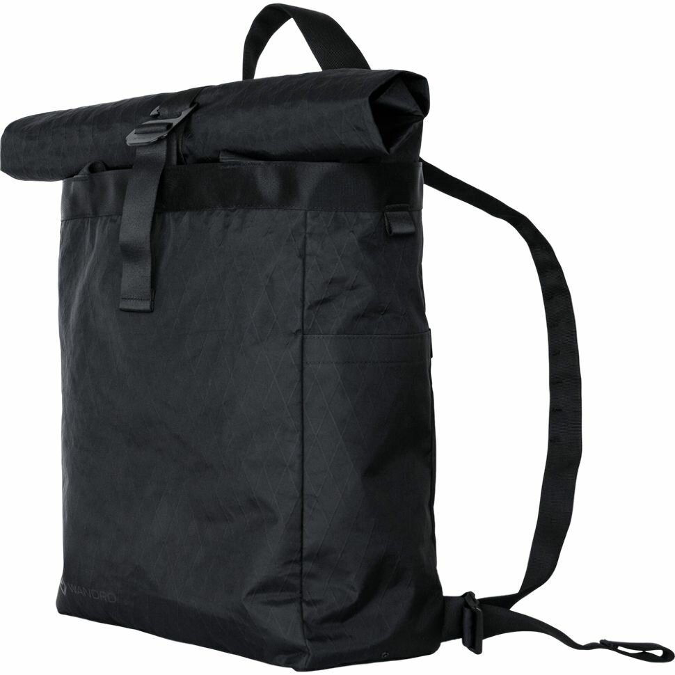 Рюкзак-шоппер WANDRD Tote Чёрный, водоотталкивающий, ткань UHP