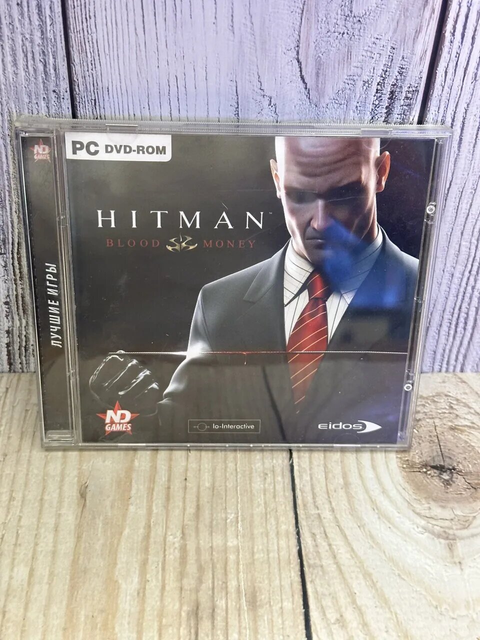 Диск с игрой Hitman Blood Money (русская версия) для пк лицензия