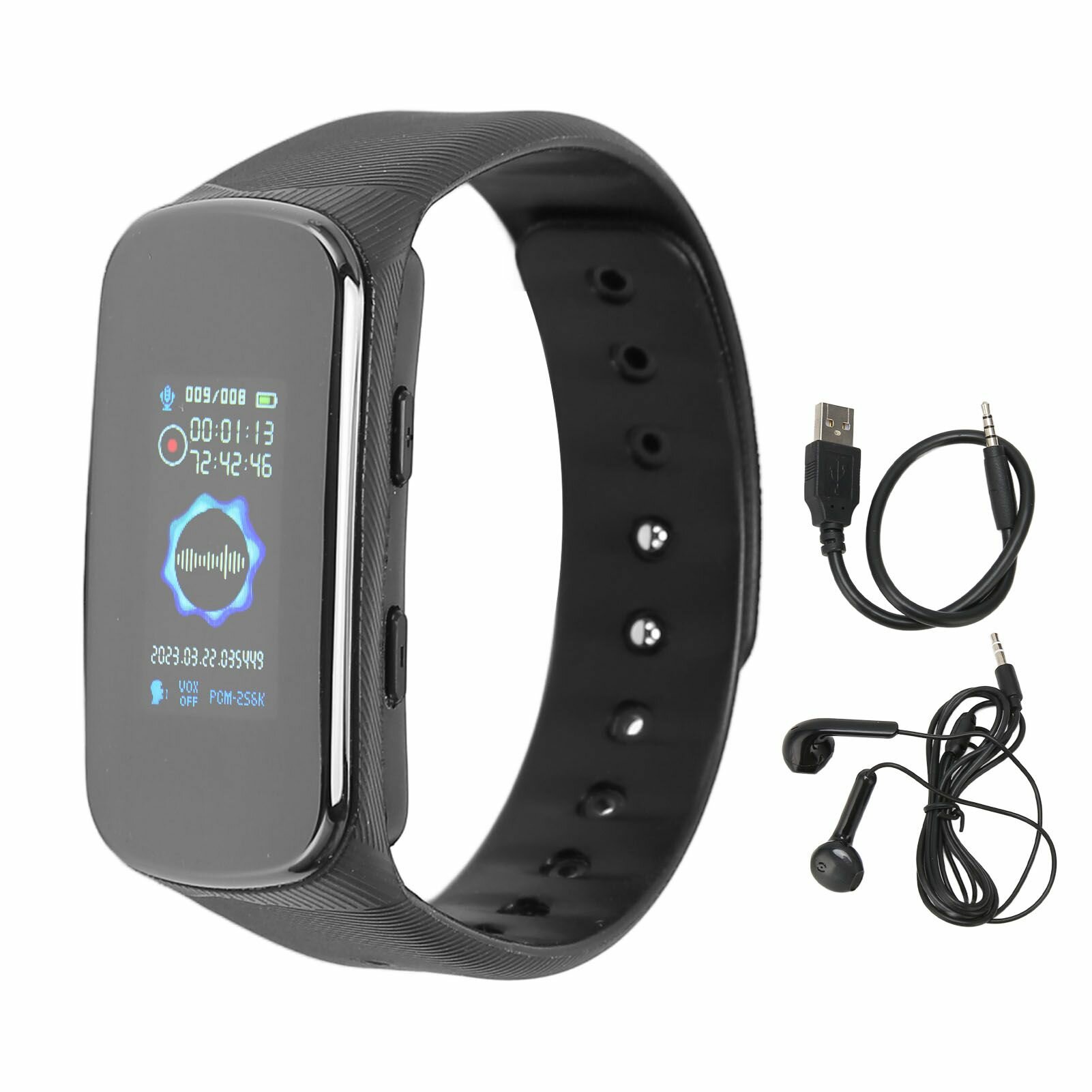 Часы-диктофон для суда с съемным дизайном, 16 ГБ